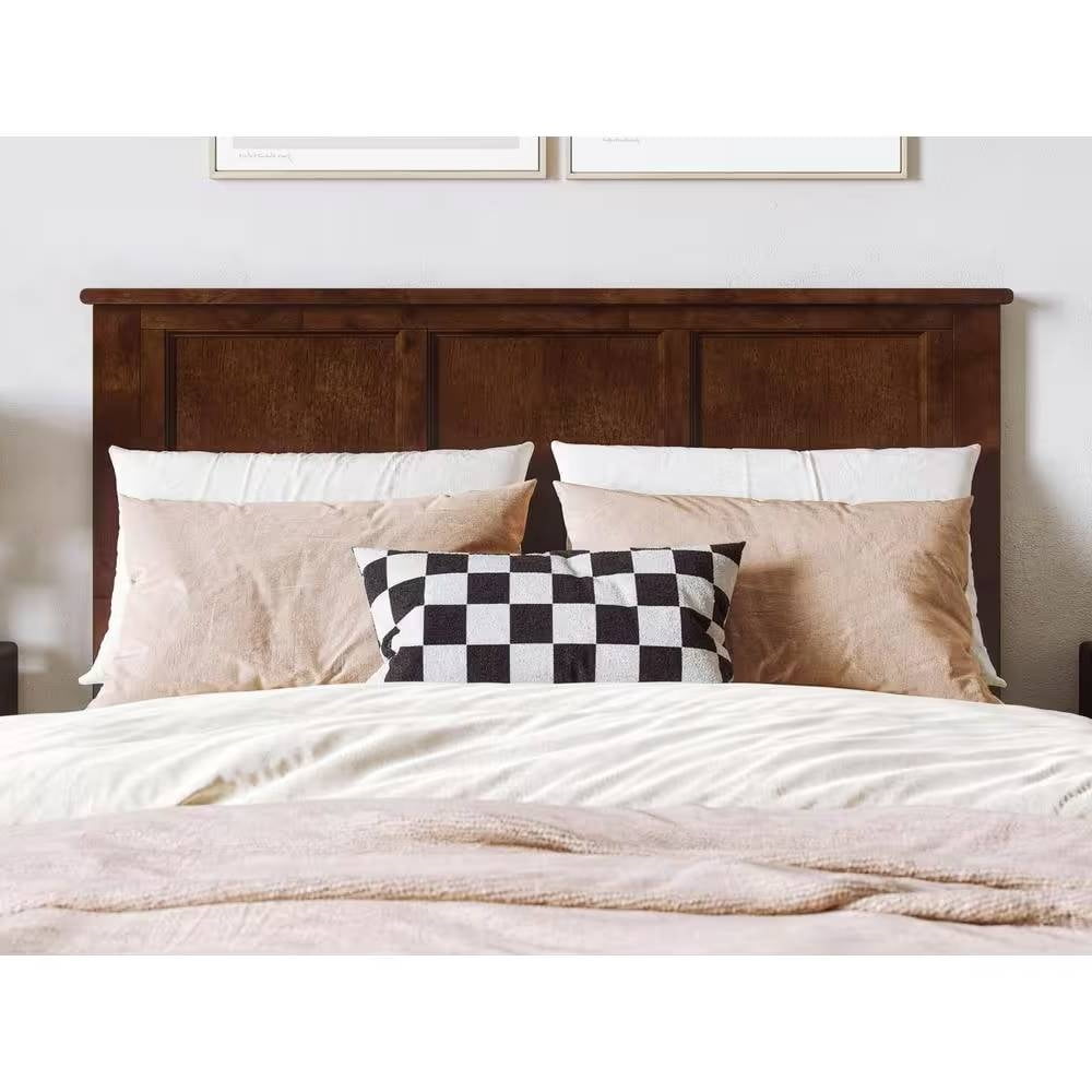 Full size Traditional Style Headboard in Walnut Wood Finish - Walmart.com