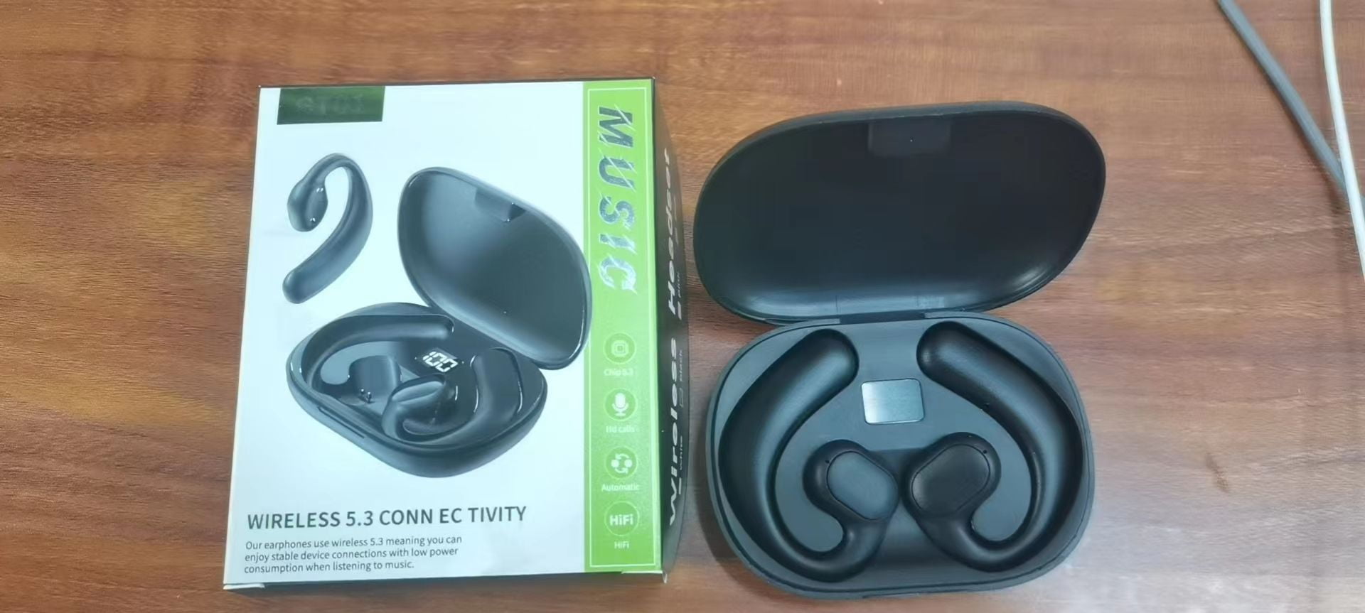 Full wireless Bluetooth 5.3 rechargeable IPX3 waterproof earbuds with ...