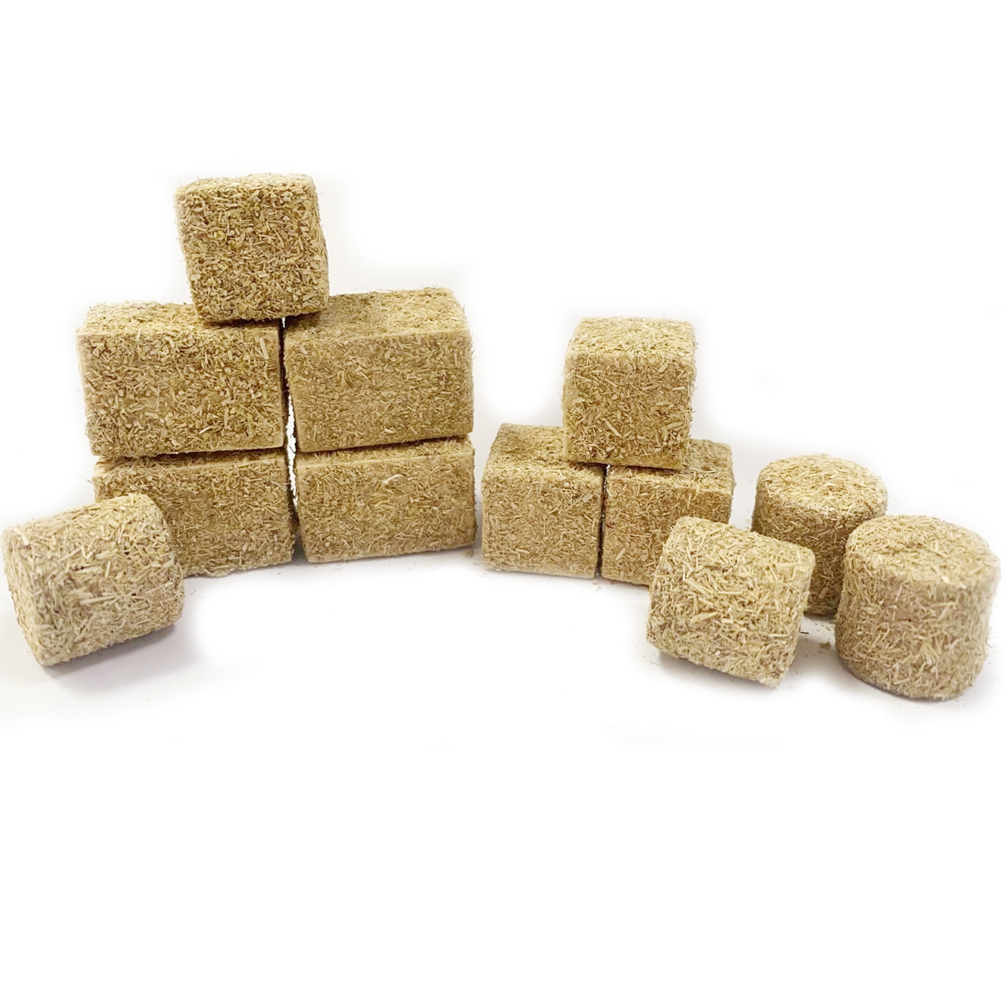 FullPetMoon Tan Mini Hay Bales Garden Decoration, DIY Autumn (12 Pcs ...