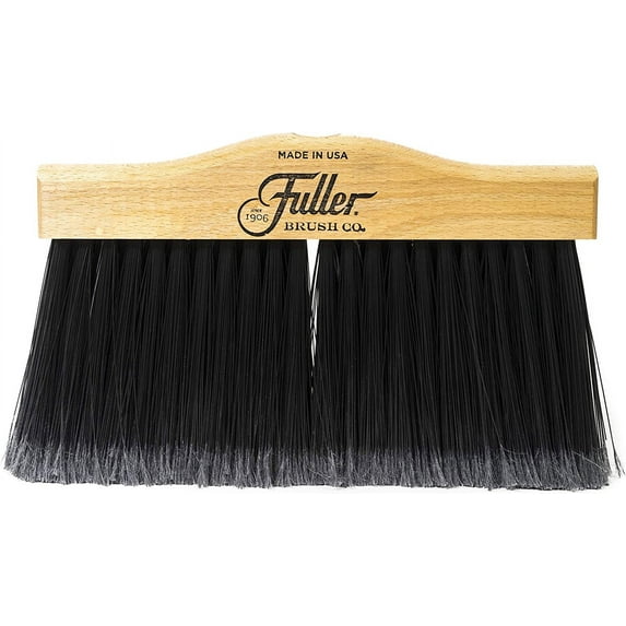 Fuller Brush 12-Inch Maple Wood Upright Broom with 2-Piece Black Steel ...