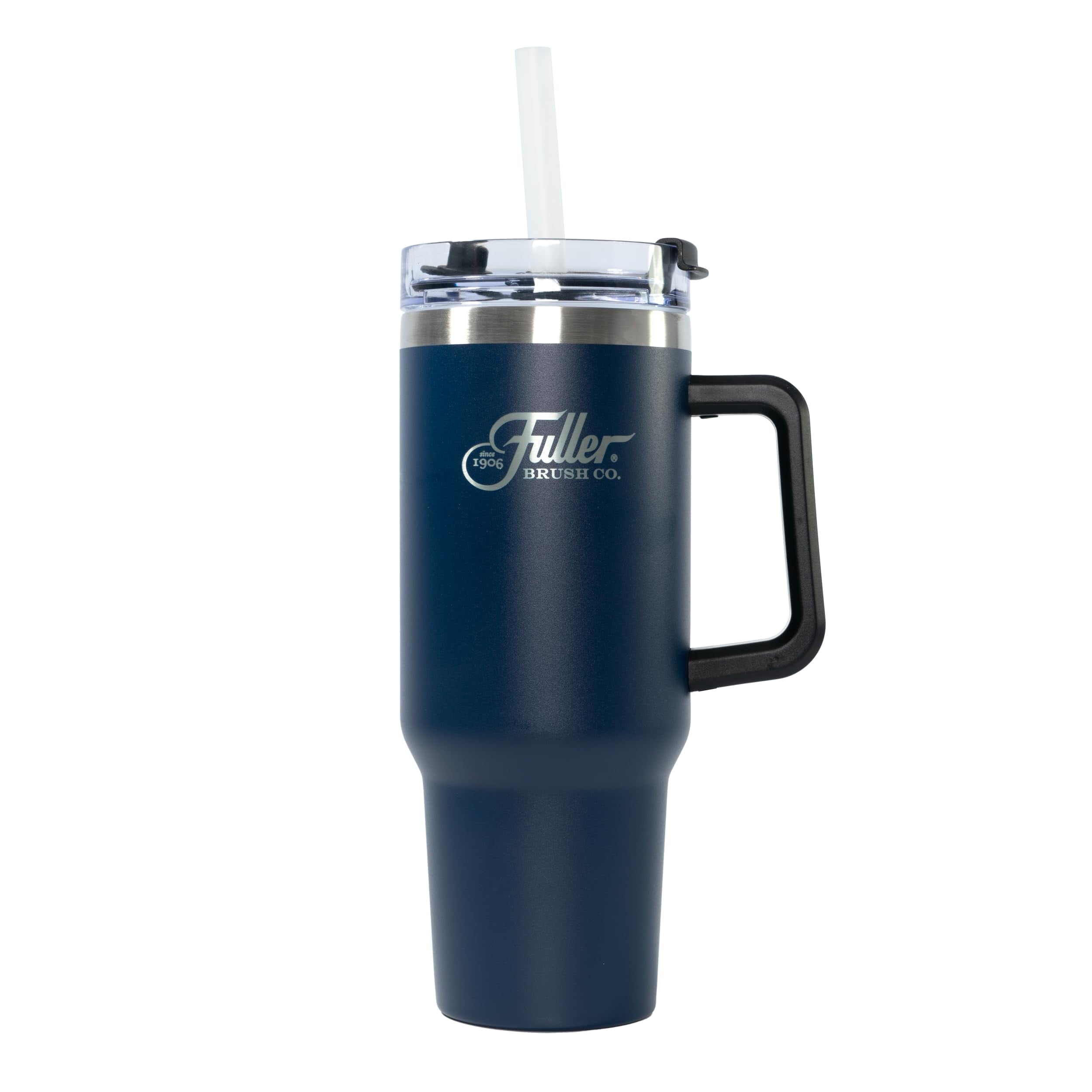 Fuller Brush 40 oz Stainless Steel Travel Mug, Black (1 Count ...