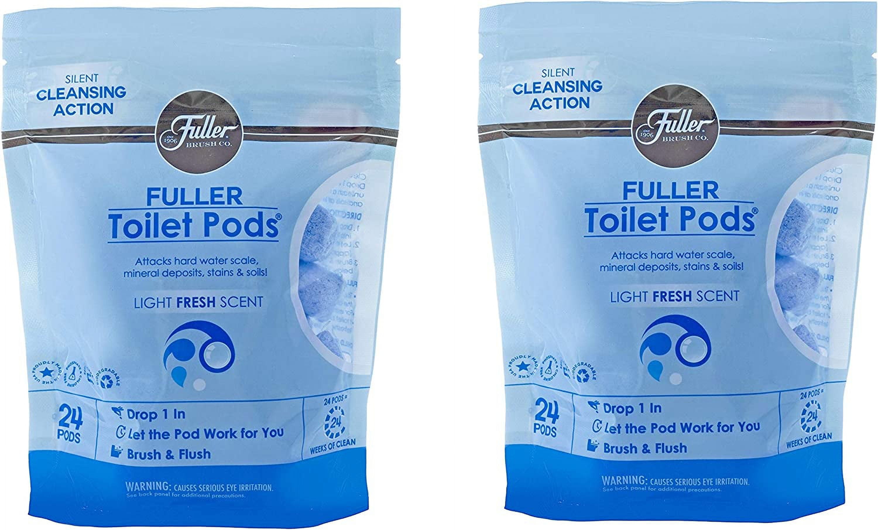 Fuller Brush Toilet Bowl Cleaner Pods - Water Soluble Tablet Cleansers ...