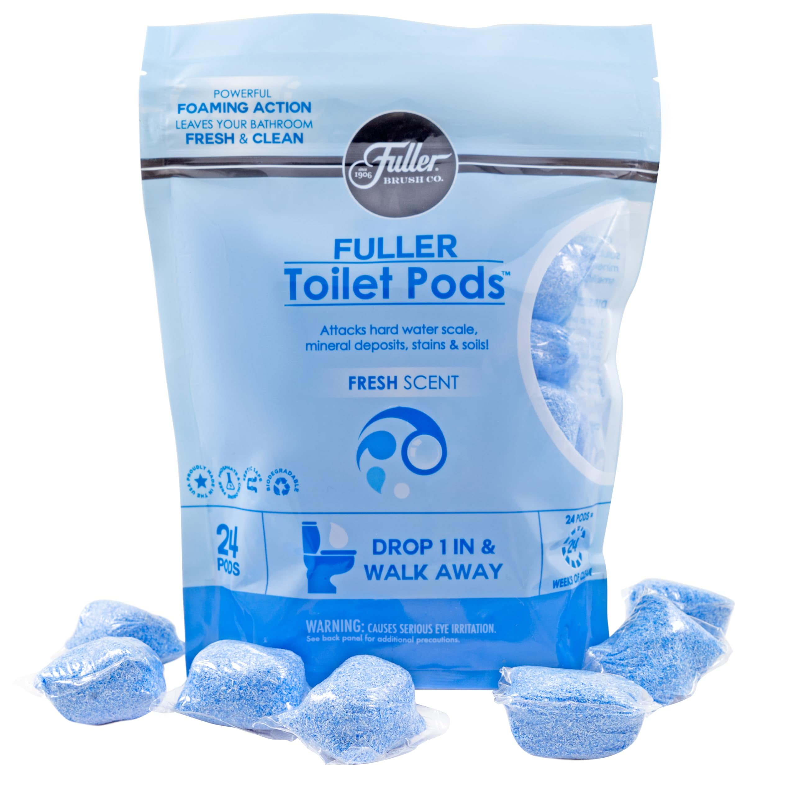 Fuller Brush Toilet Bowl Cleaner Pods - Water Soluble Tablet Cleansers ...