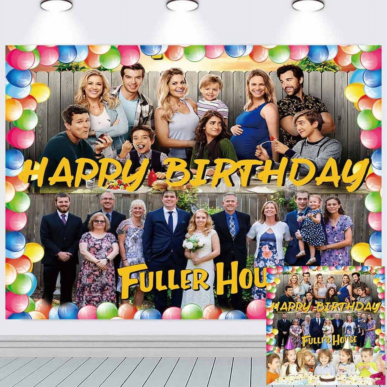 Fuller House Backdrop Banner Party Supplies Post Birthday Decorations ...