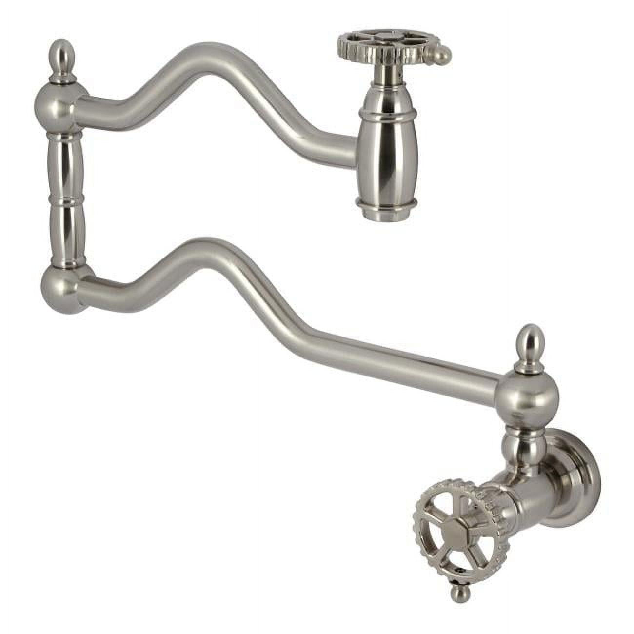 Fuller Wall Mount Pot Filler Faucet, Brushed Nickel - Walmart.com