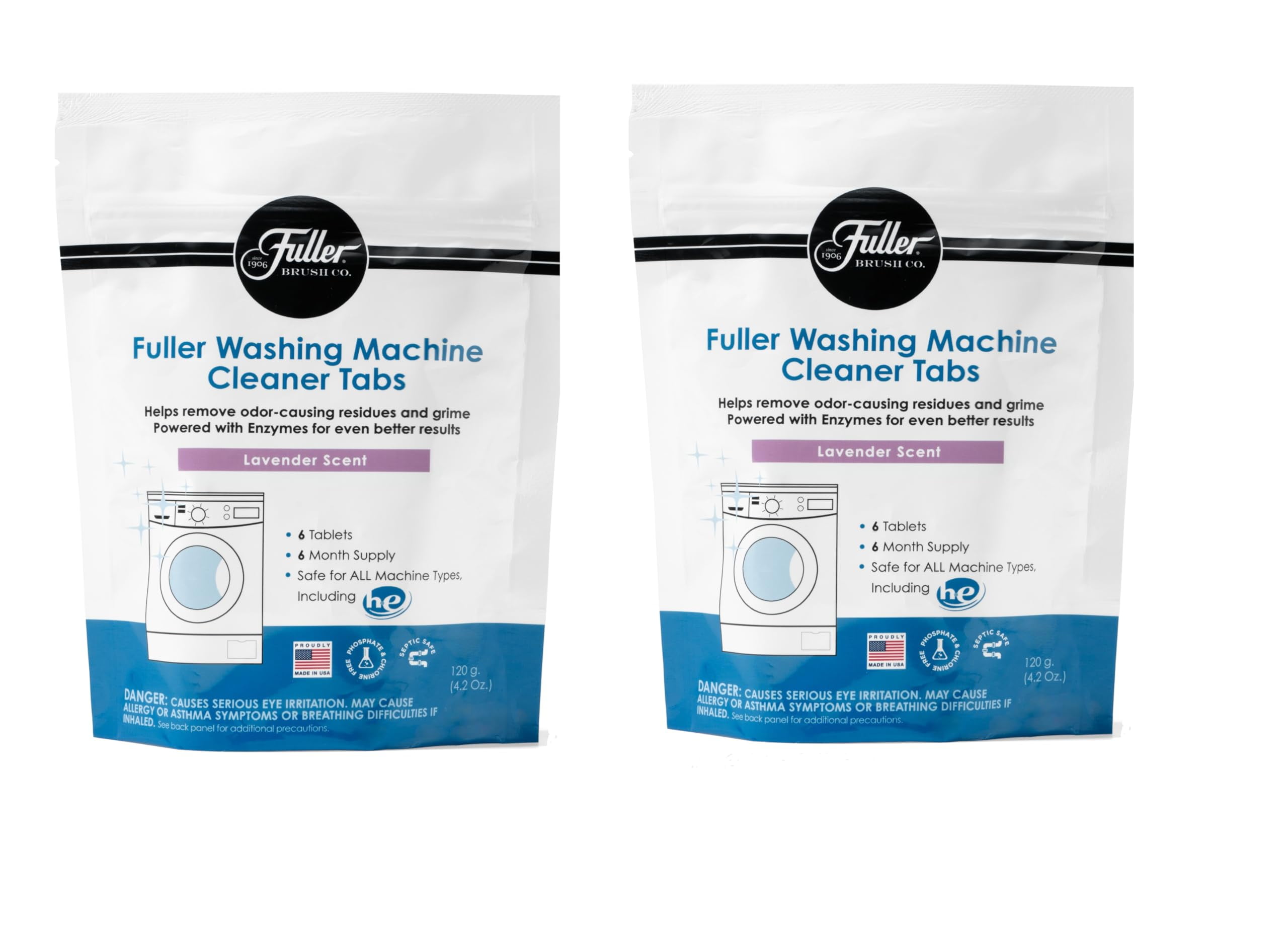 Fuller Washing Machine Cleaner Tablets – Lavender Scent | Cleans Odor ...