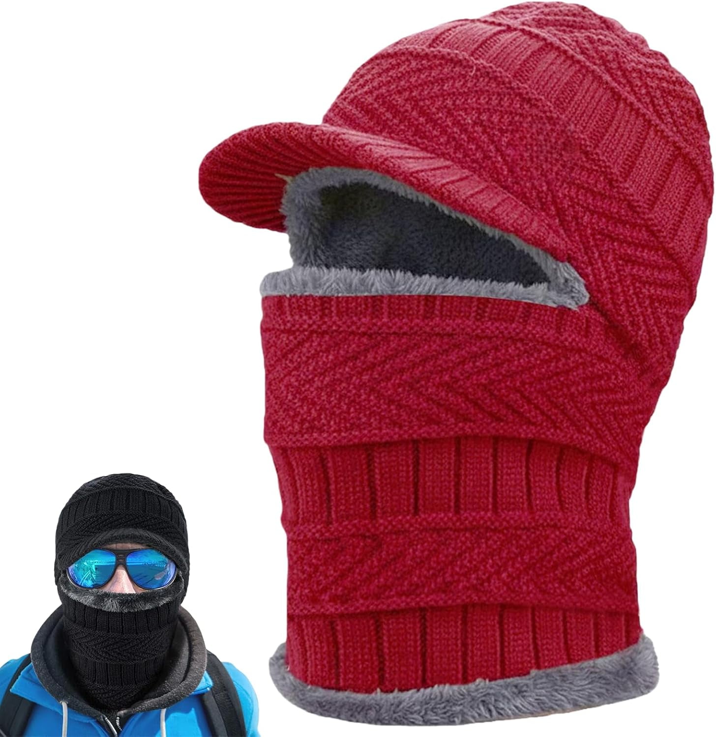 Fullguard Full Coverage Winter Hat, Full Coverage Beanie - Stop Cold ...