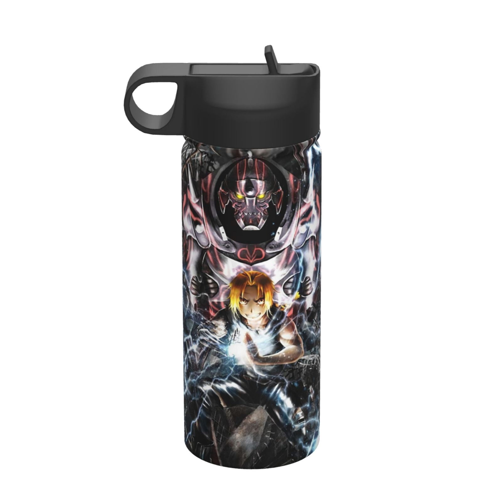 Fullmetal Alchemist 18 Oz Insulated Water Bottle Stainless Steel Vacuum ...