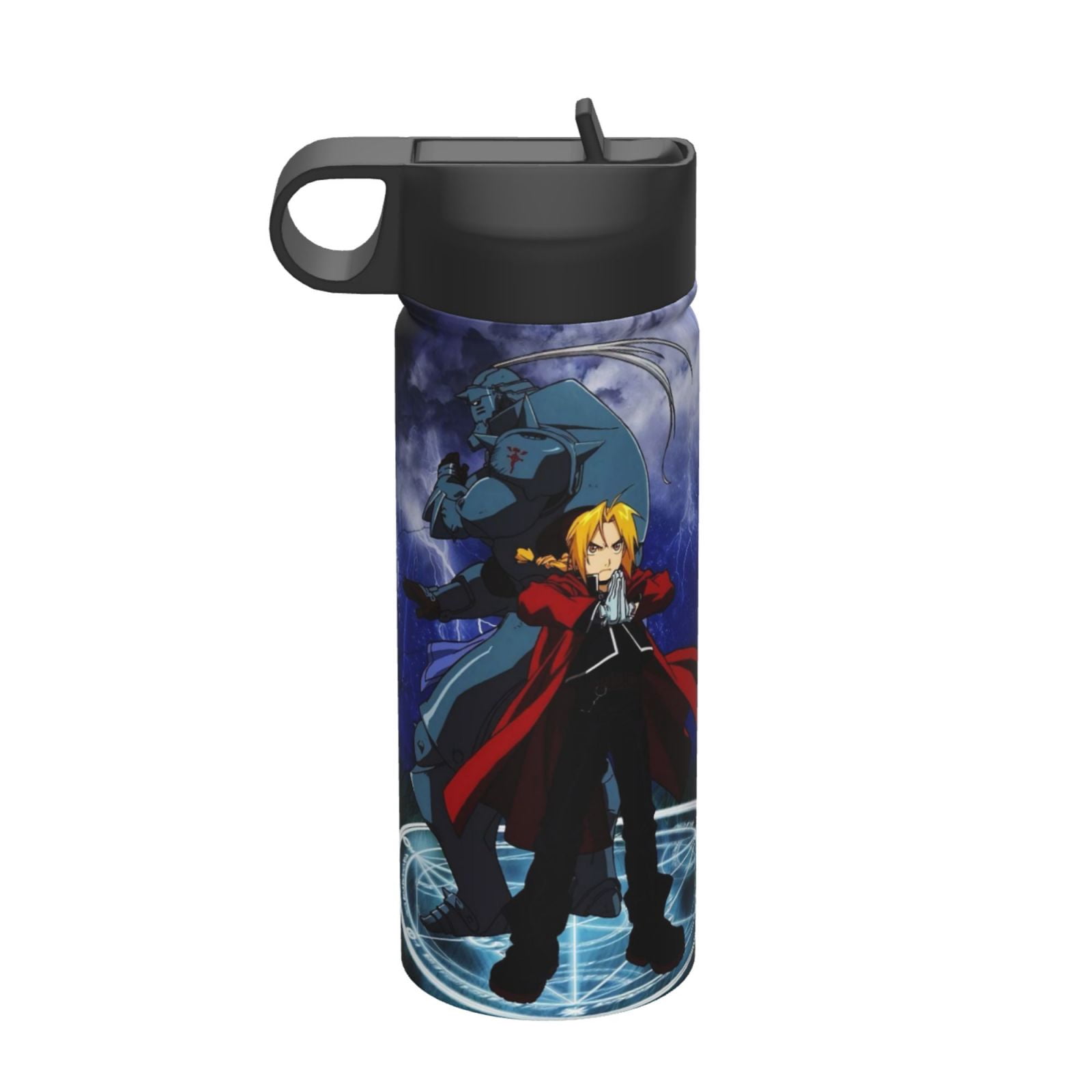 Fullmetal Alchemist 18 Oz Insulated Water Bottle Stainless Steel Vacuum ...