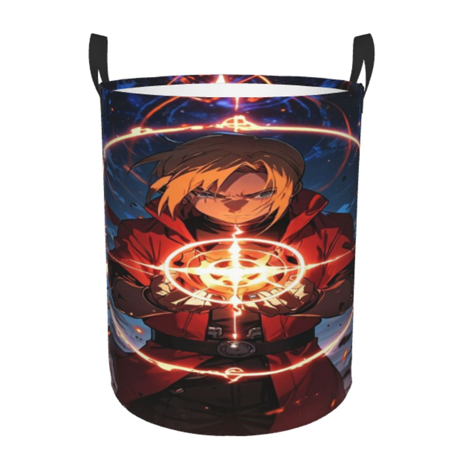 Fullmetal Alchemist 3d Graphic Flame Laundry Basket Fire Flame Clothes ...