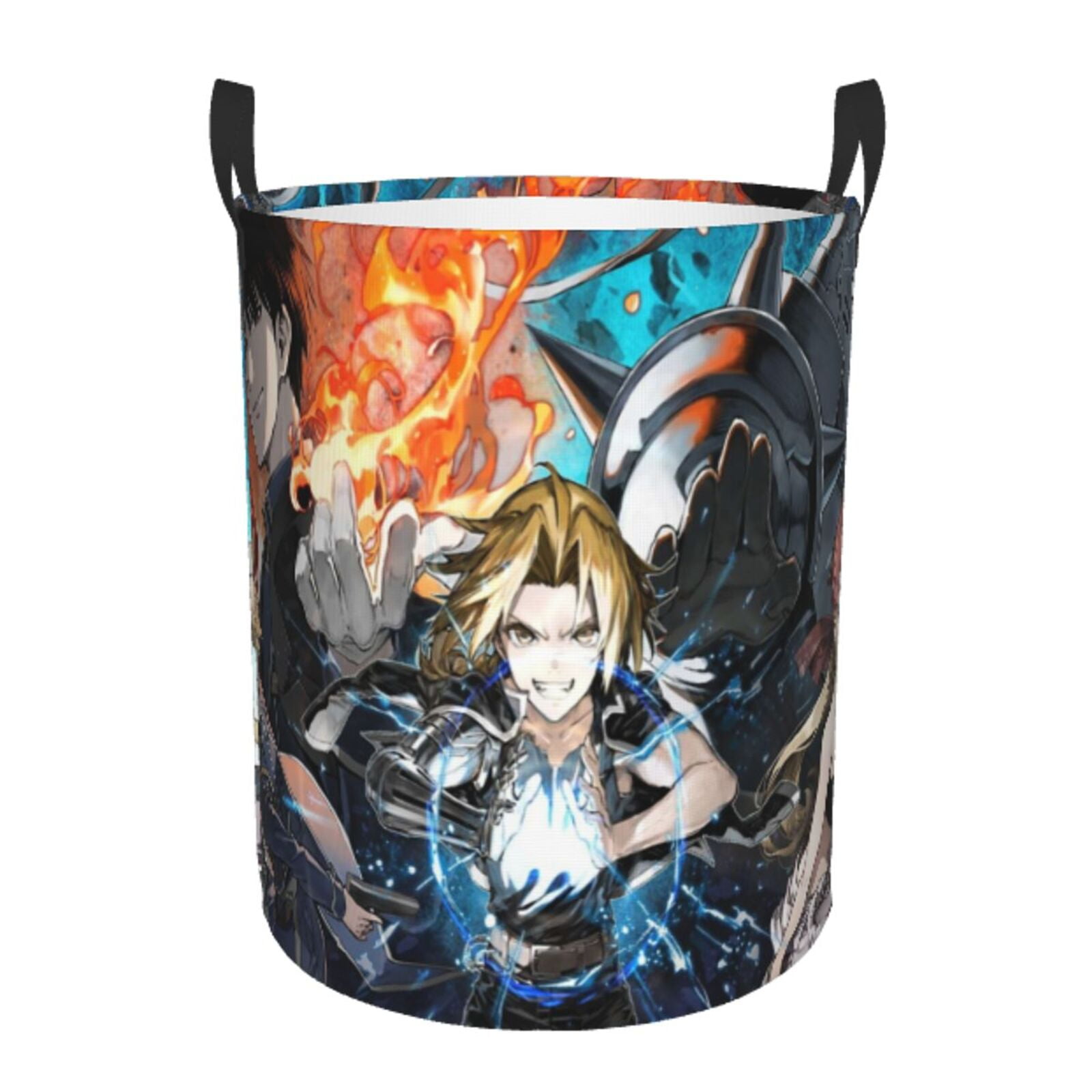 Fullmetal Alchemist 3d Graphic Flame Laundry Basket Fire Flame Clothes ...
