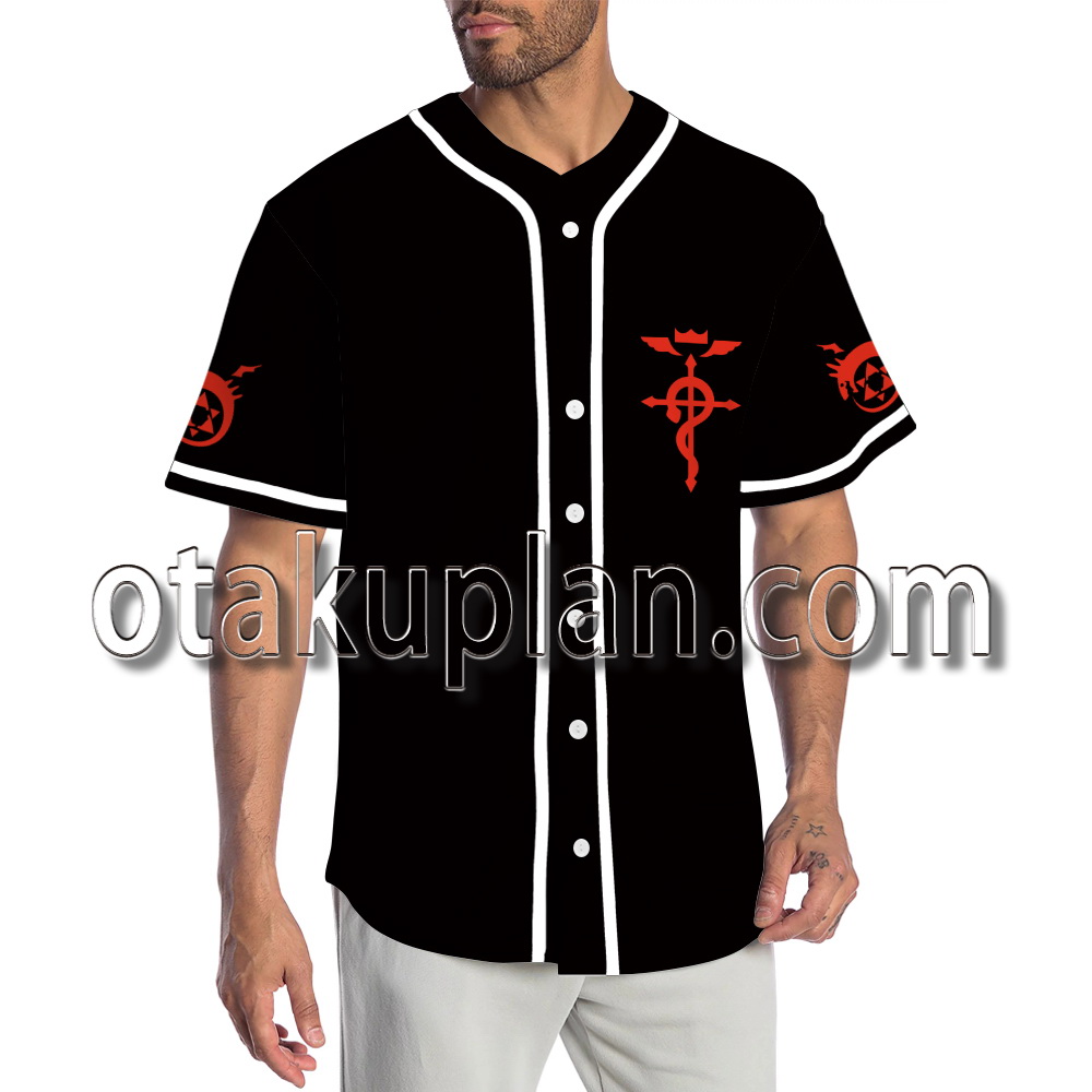 Fullmetal Alchemist Alphonse Elric Custom Name Shirt Jersey - Walmart.com