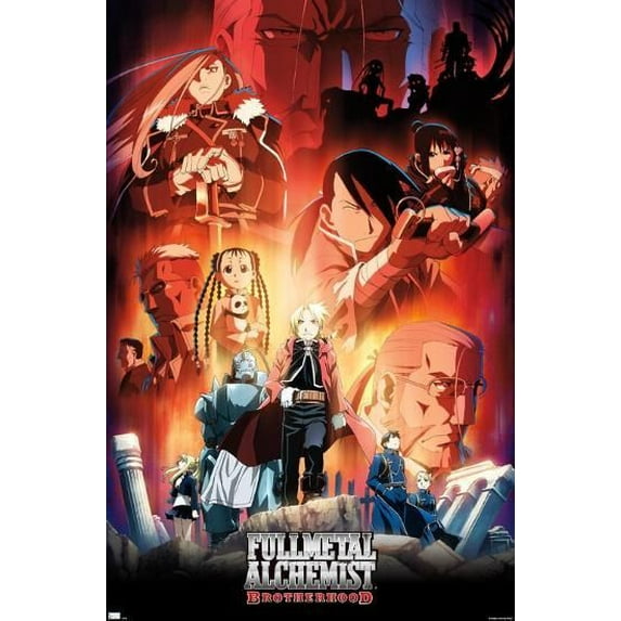 Fullmetal Alchemist: Brotherhood - Key Art 5 Poster Size 24''x36''-The ...
