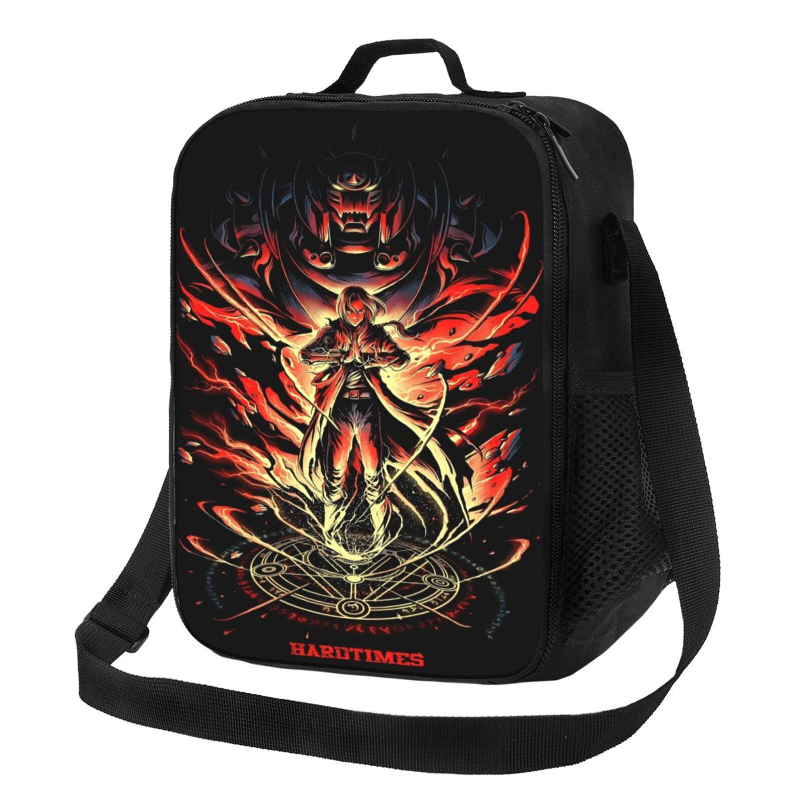 Fullmetal Alchemist Cartoon Insulated Lunch Bag With Adjustable ...