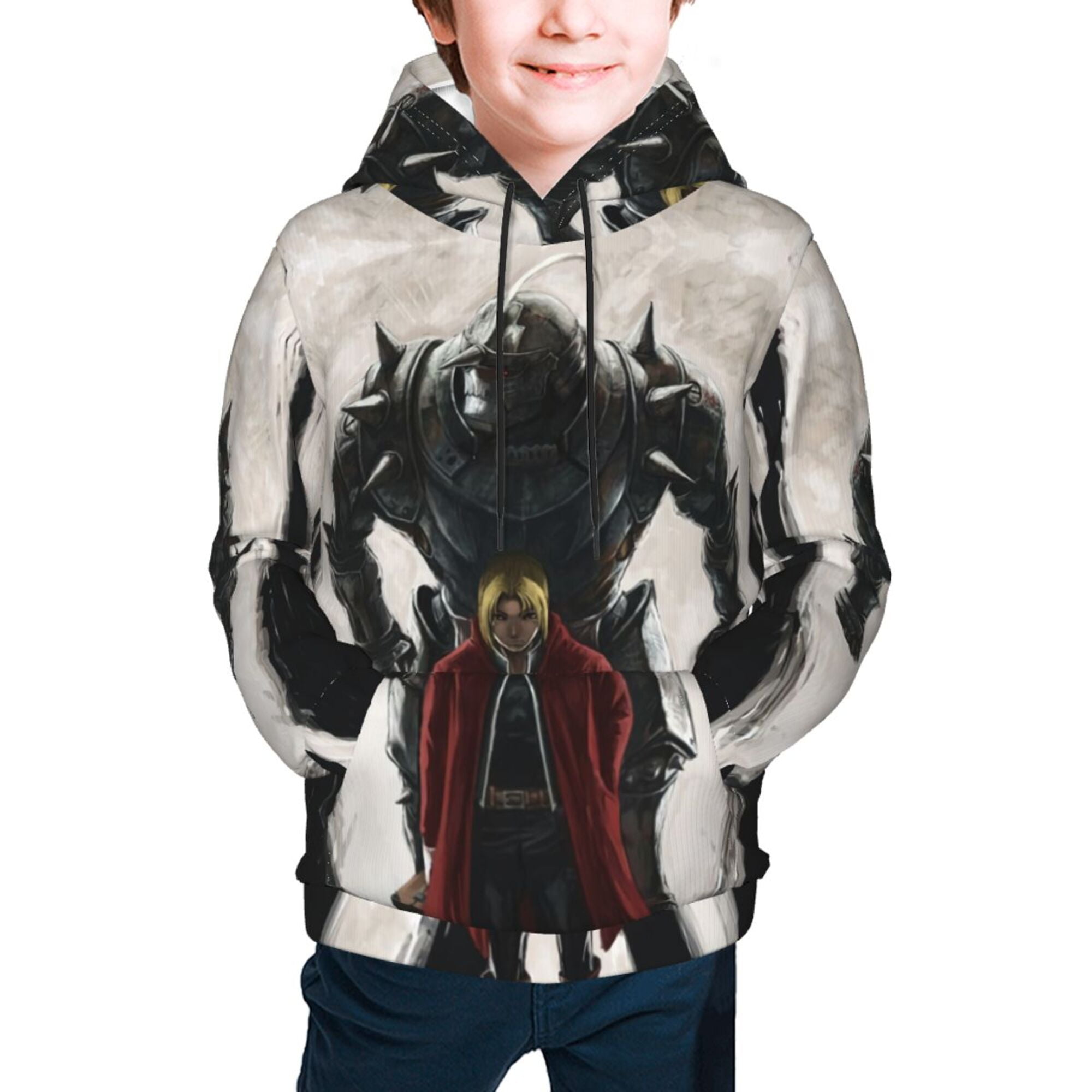 Fullmetal Alchemist Teen Boys Girls Hoodies Cartoon Graphic Hooded ...