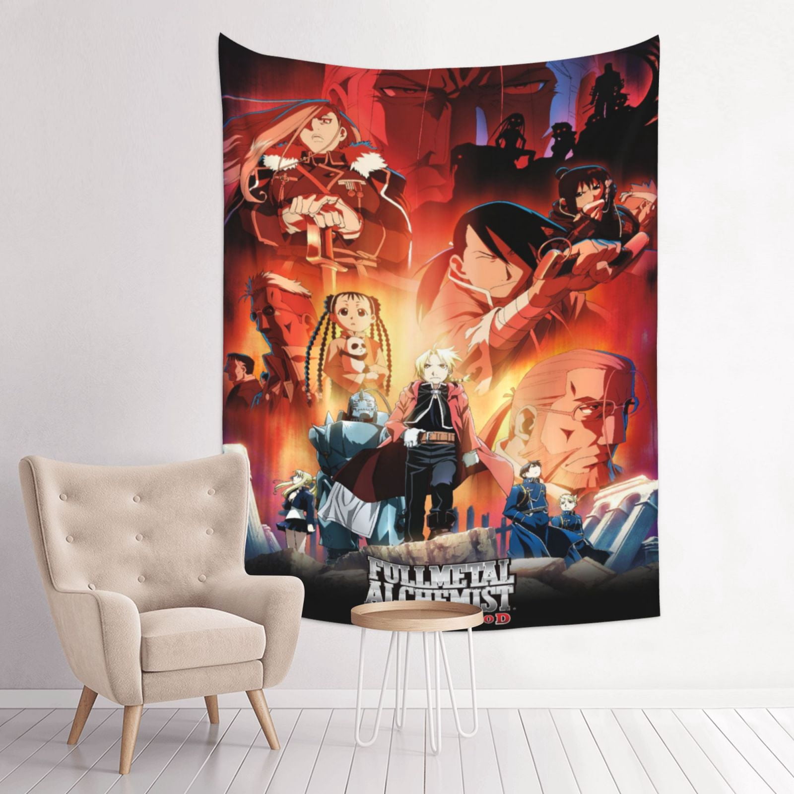 Fullmetal Alchemist Wall Tapestry Poster For Bedroom Aesthetics Funny ...