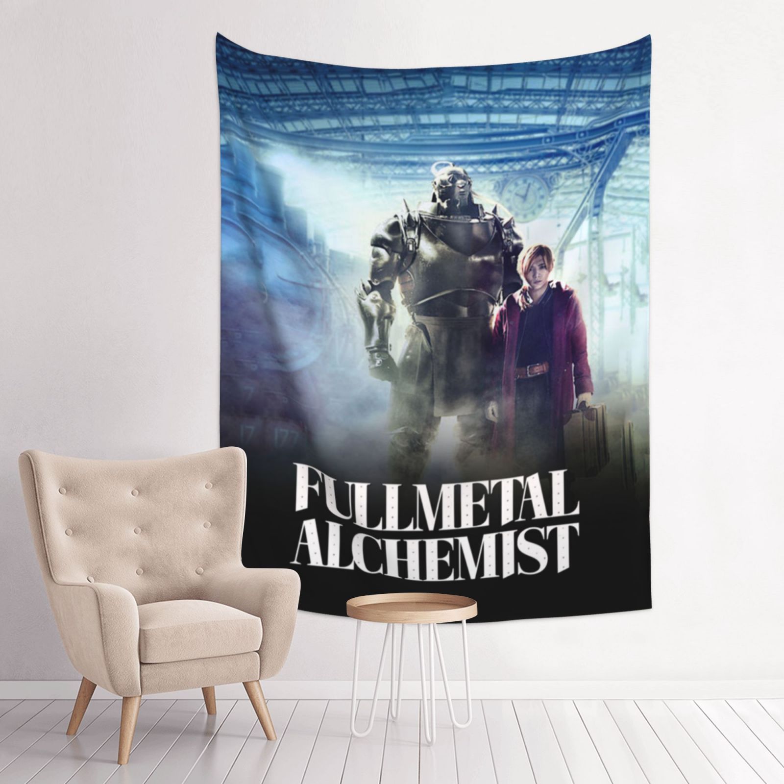 Fullmetal Alchemist Wall Tapestry Poster For Bedroom Aesthetics Funny