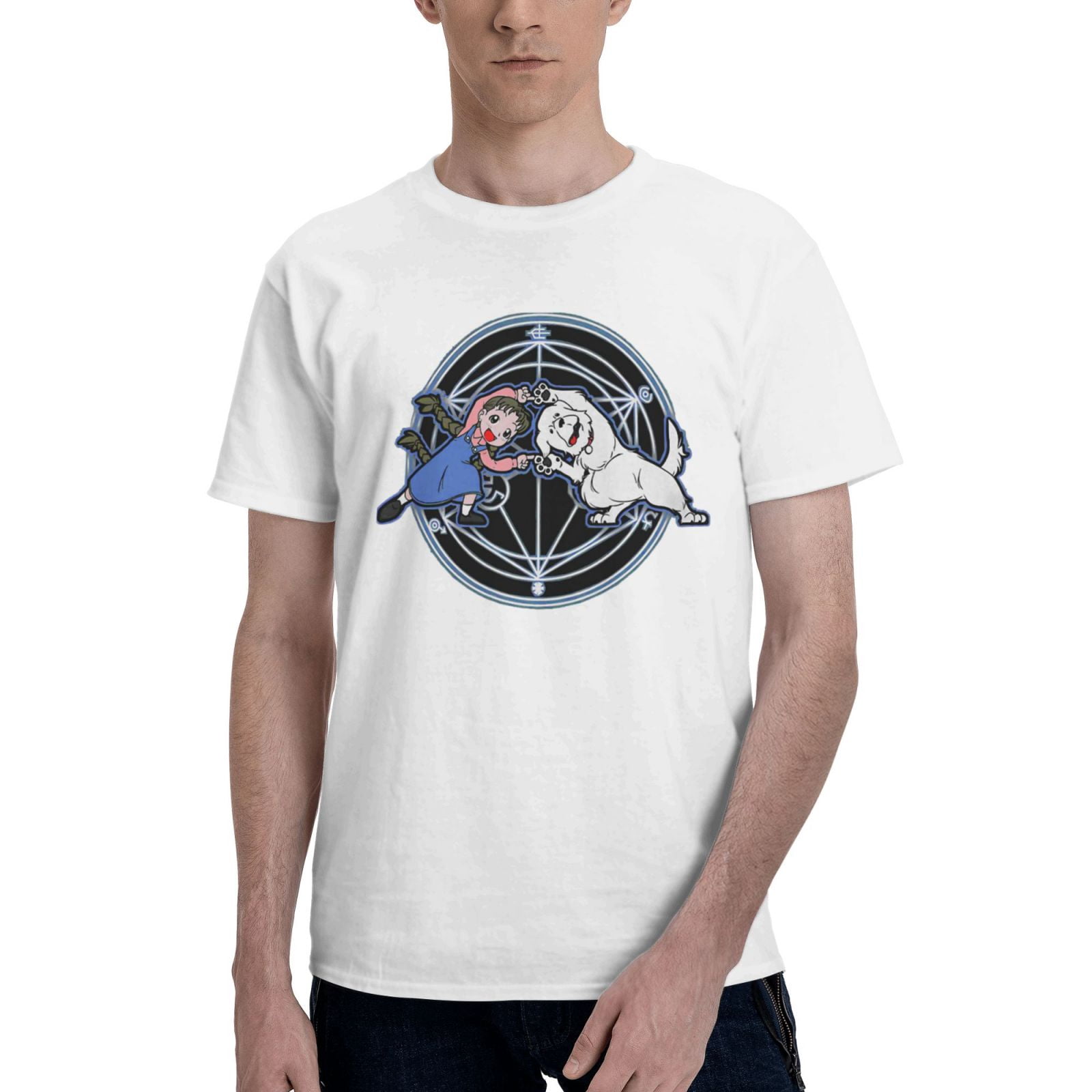 Fullmetal Fusion Ha! Men's Cotton T Shirt Athletic Solid Crew Neck ...