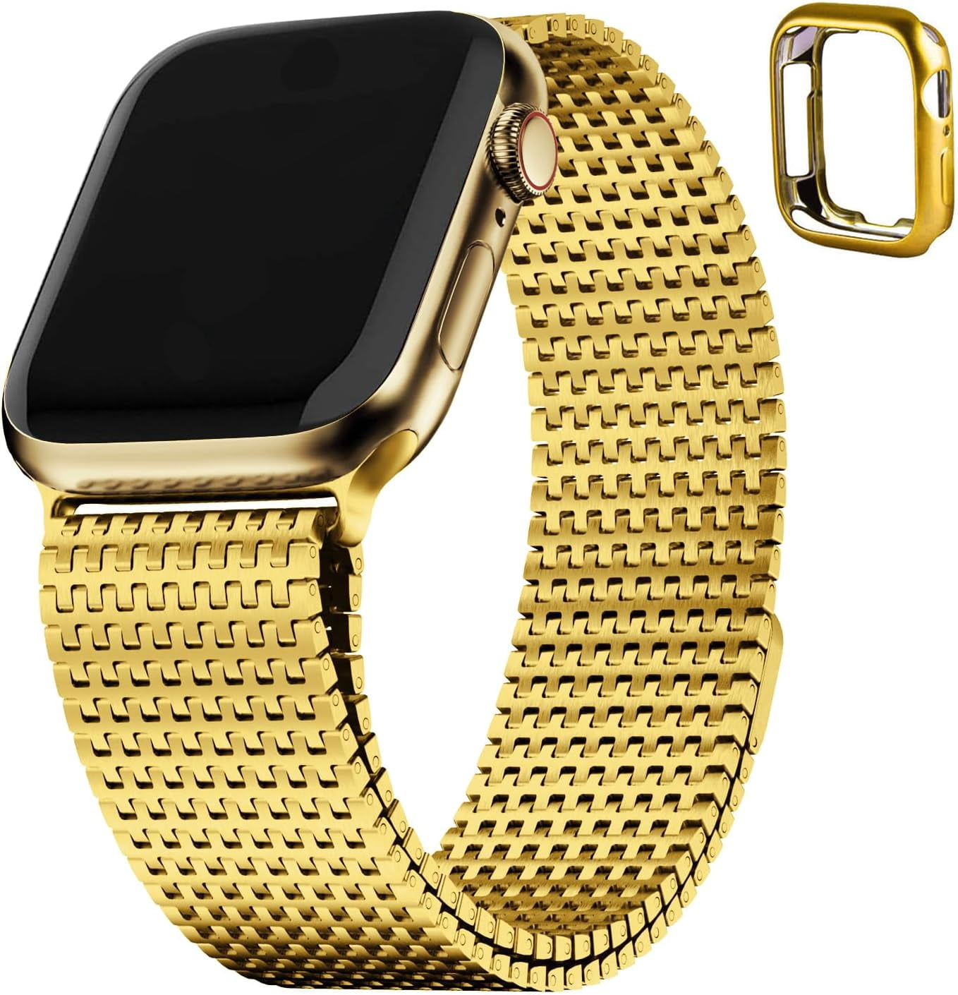 Fullmosa Compatible Apple Watch Metal Bands 41mm 40mm 38mm, Stainless ...
