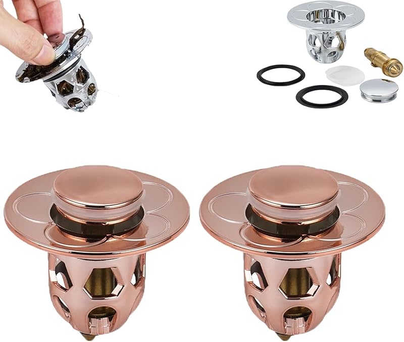 Fullofcarts Sink Stopper, Upgraded Universal Sink Drain Stoppers ...