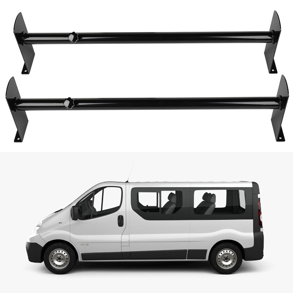 Fullsize 2 Bar Ladder Roof Van Rack Removeable Steel 350lbs for Pickup ...