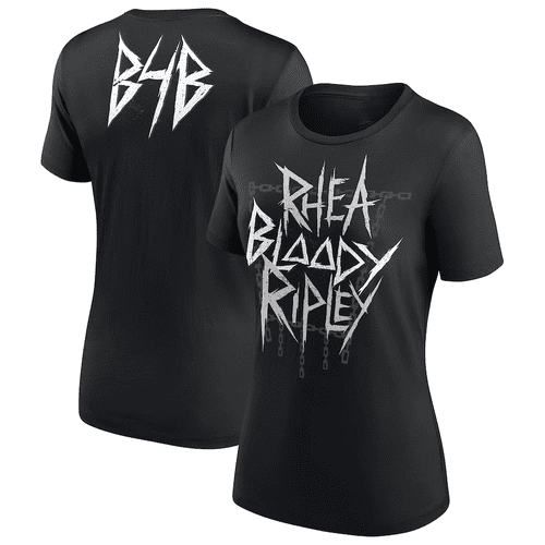 Fullsize Rhea Ripley Black Graphic T-Shirt, Breathable Cotton WWE ...