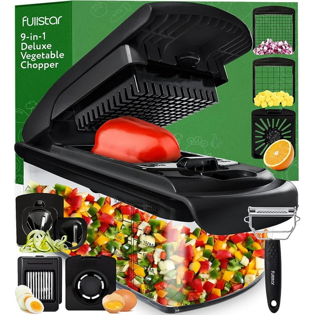 Fullstar Multipurpose Stainless Steel Vegetable Chopper, Onion Cutter ...