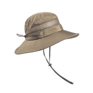 SUNSIOM Mens Sun Hat Bucket Fishing Hiking Cap Wide Brim UV Protection ...
