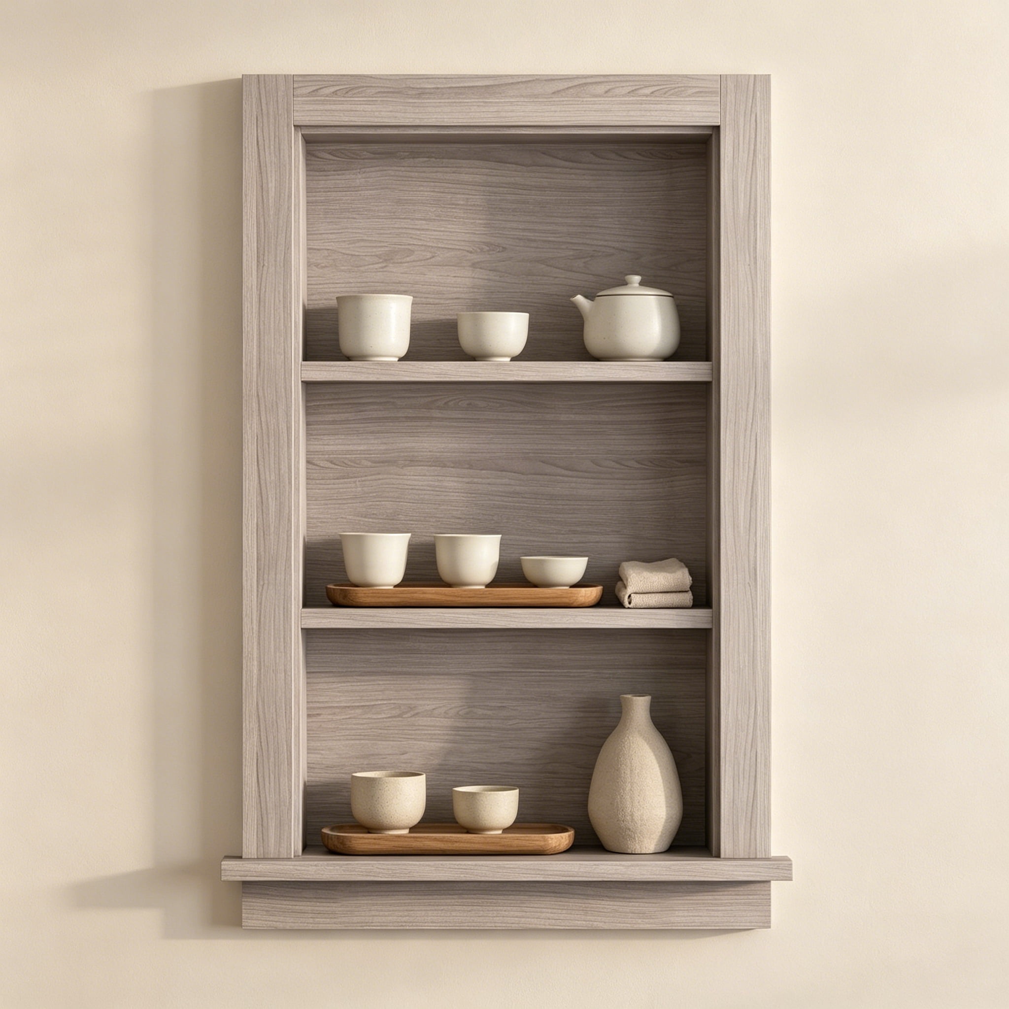 Fully Assembled 14"x24" Recessed Wall Niche Insert, Waterproof In-Wall ...