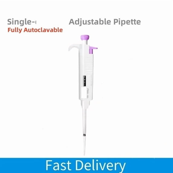 Fully Autoclavable Pipette Manually Adjustable Pipette Single channel ...