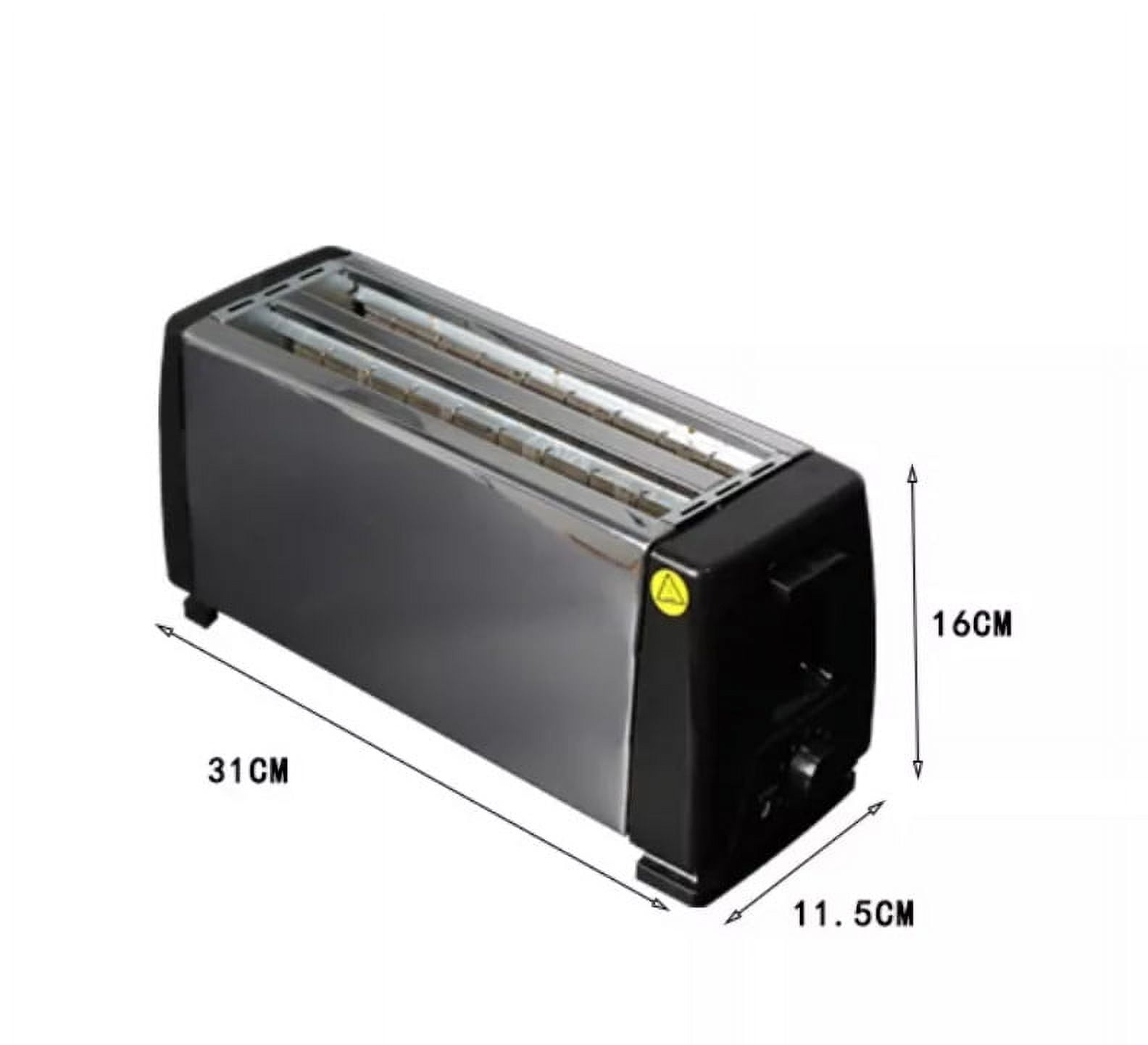 Fully Automatic Breakfast, 4 Slice Extra Wide Slot Toaster with Bagel ...