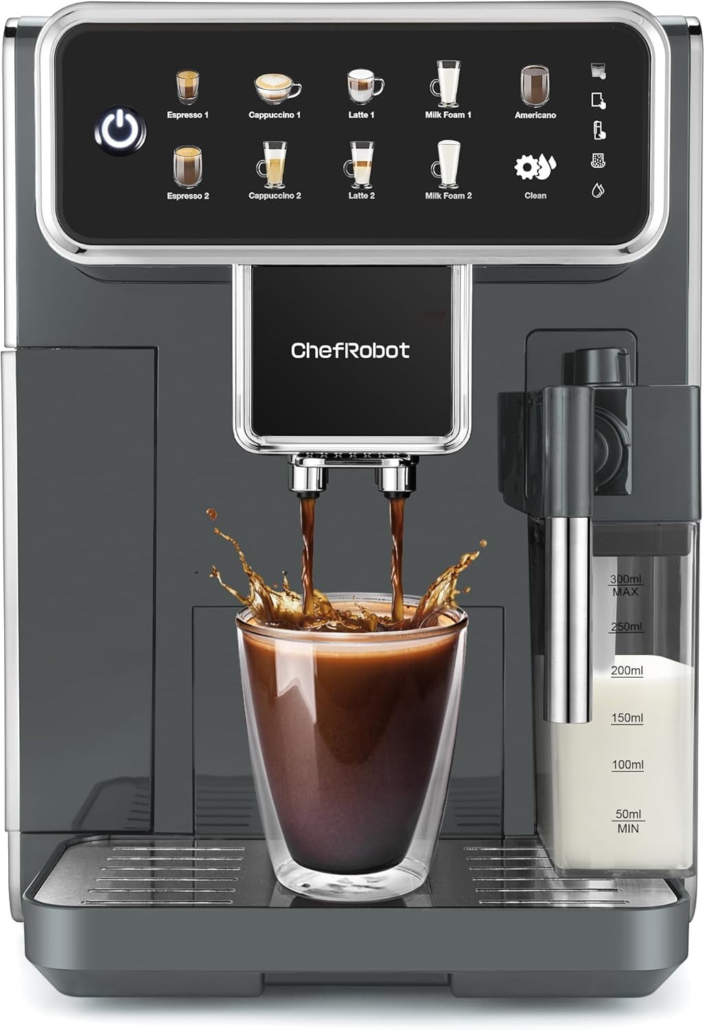 Fully Automatic Coffee Maker with Built-in 3-Level Grinder Expresso ...