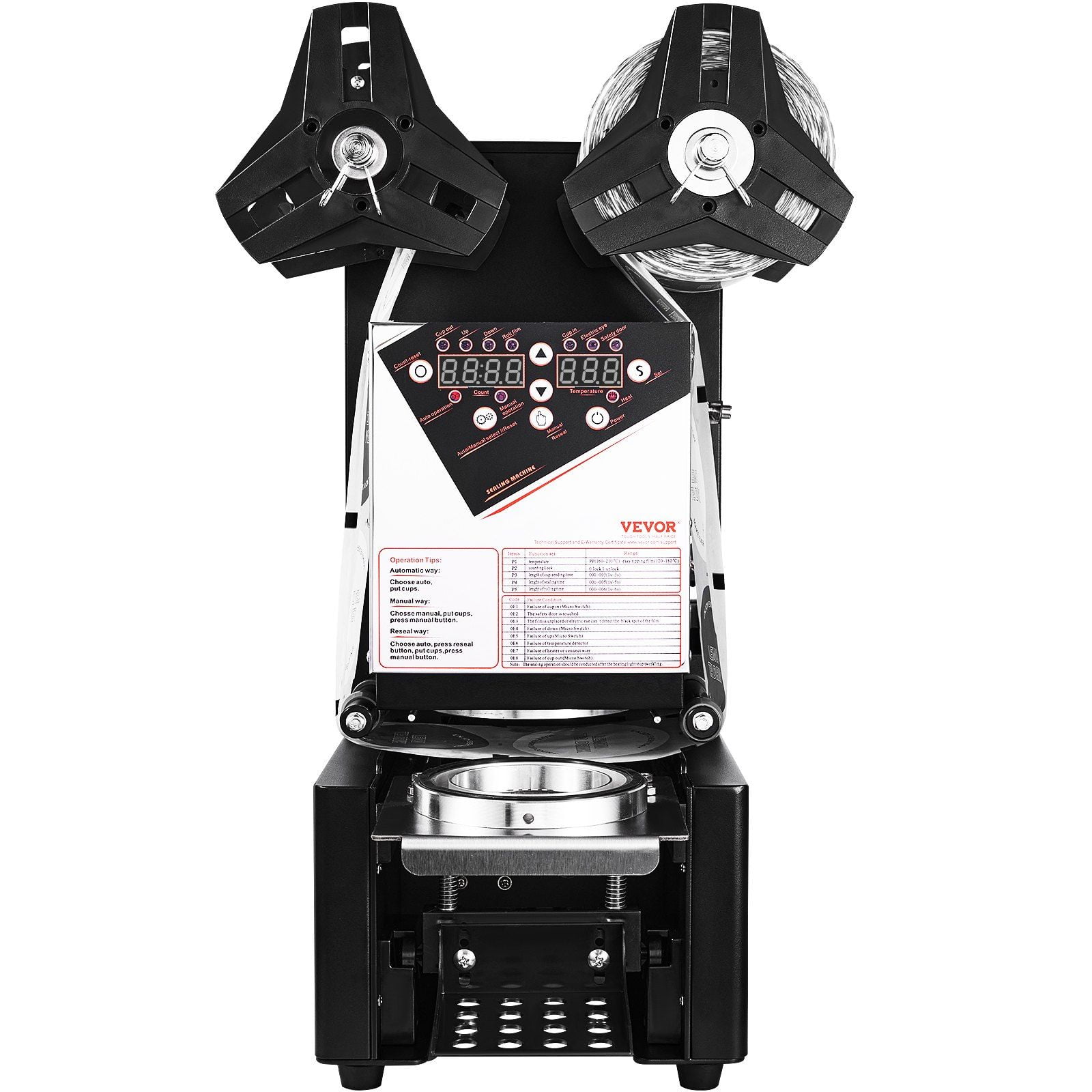 Fully Automatic Cup Sealing Machine, 500-650 Cups/H, Cup Sealer Machine ...