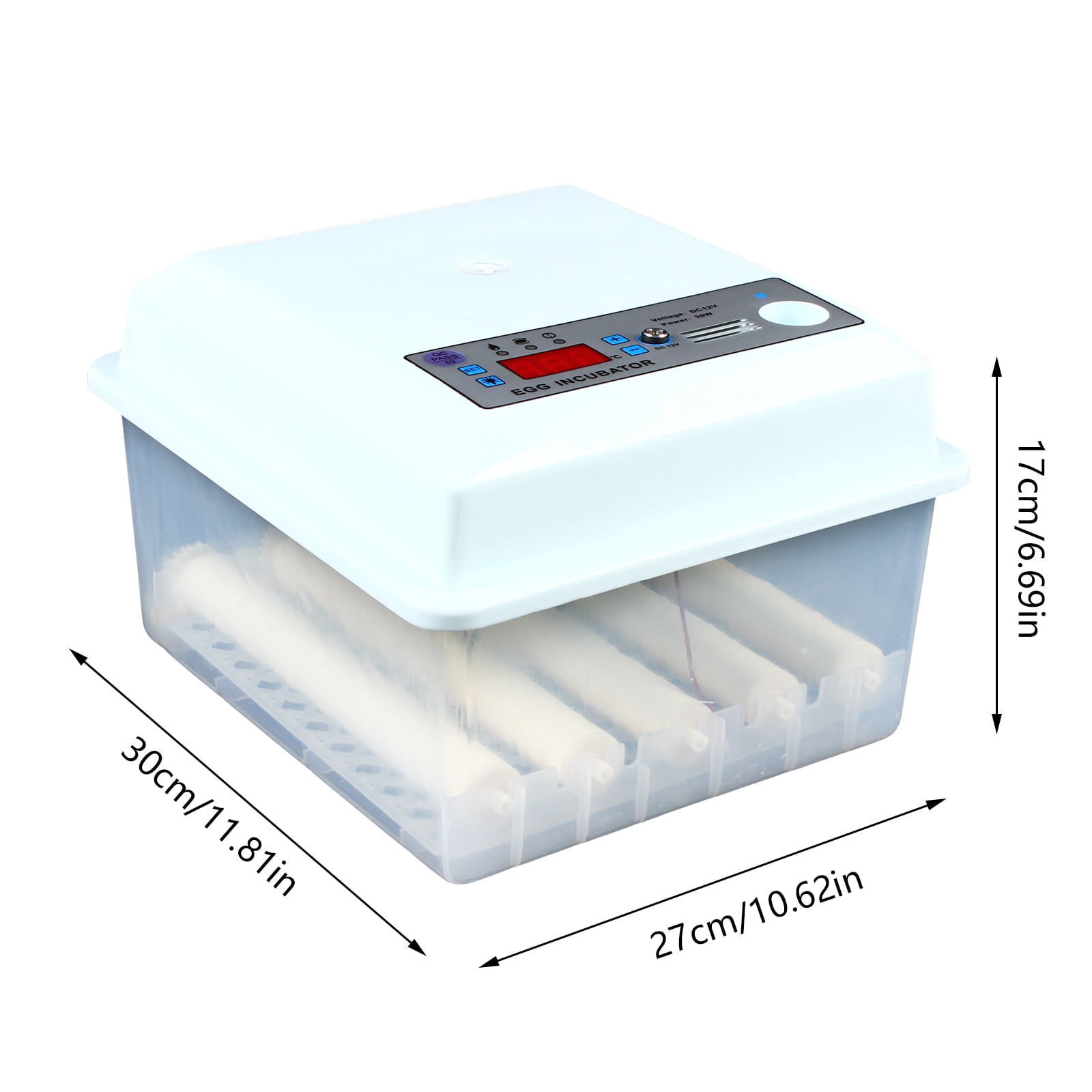 Fully Automatic Egg Incubator 16 Eggs Digita Mini Automatic Incubatores ...