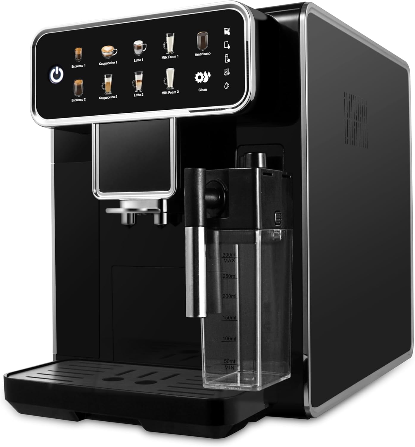 Fully Automatic Espresso Machine 12 Cup Coffee Maker One-Touch ...