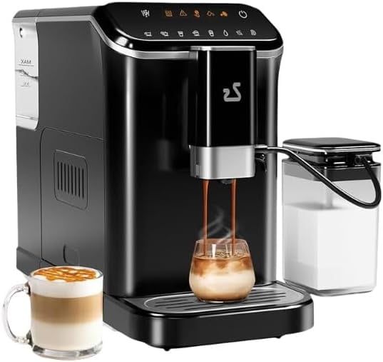 Fully Automatic Espresso Machine,One-Touch Operation,Self-Cleaning ...