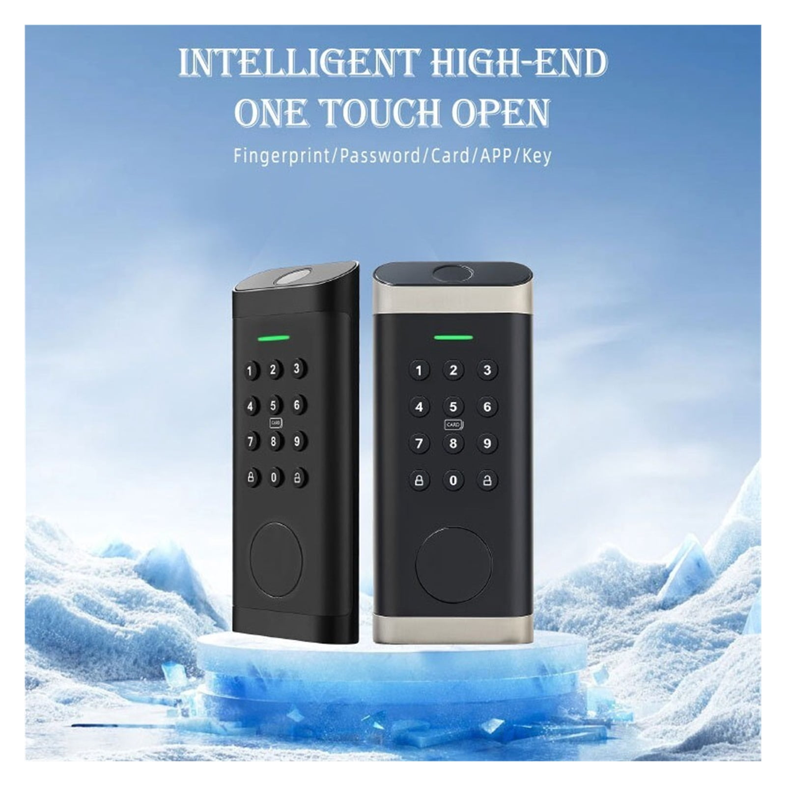 Fully Automatic Fingerprint Password Smart Lock North American Style ...
