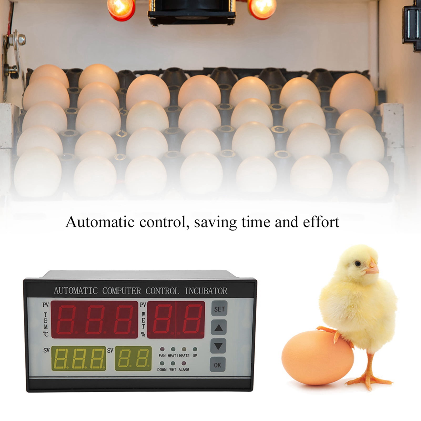 Fully Automatic Multifunction Incubator Controller for Duck Chicken and ...