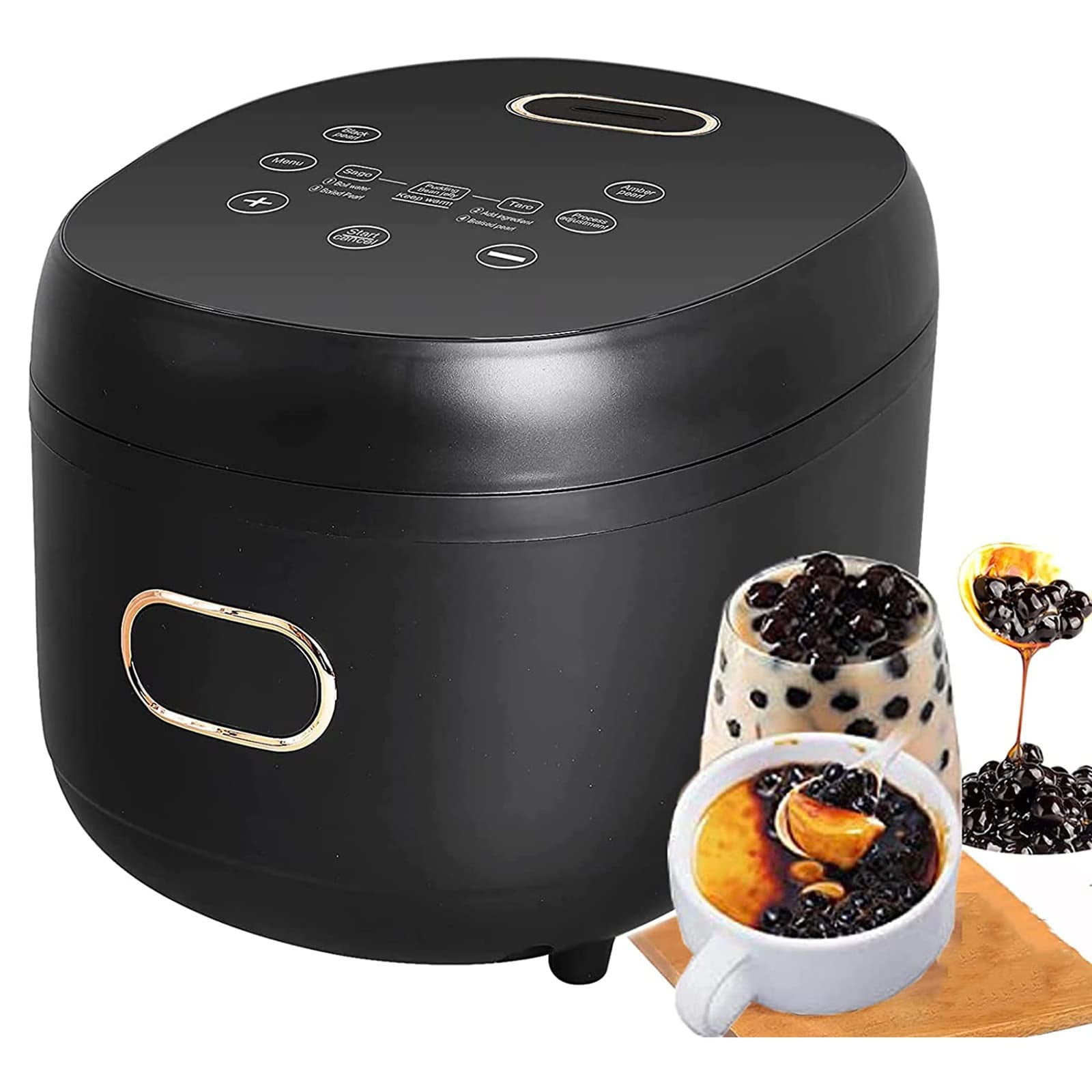 Fully Automatic Pearl Pot, 5L Commercial Pearl Tapioca Cooker Pearl ...