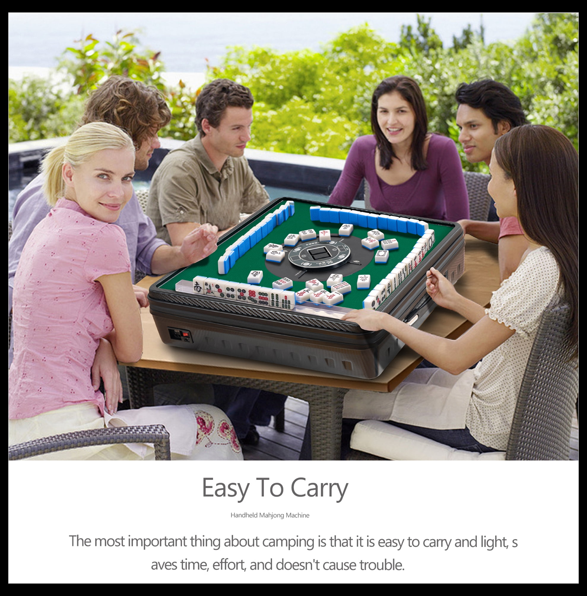 Fully Automatic Portable Handheld Mahjong Machine - Walmart.com