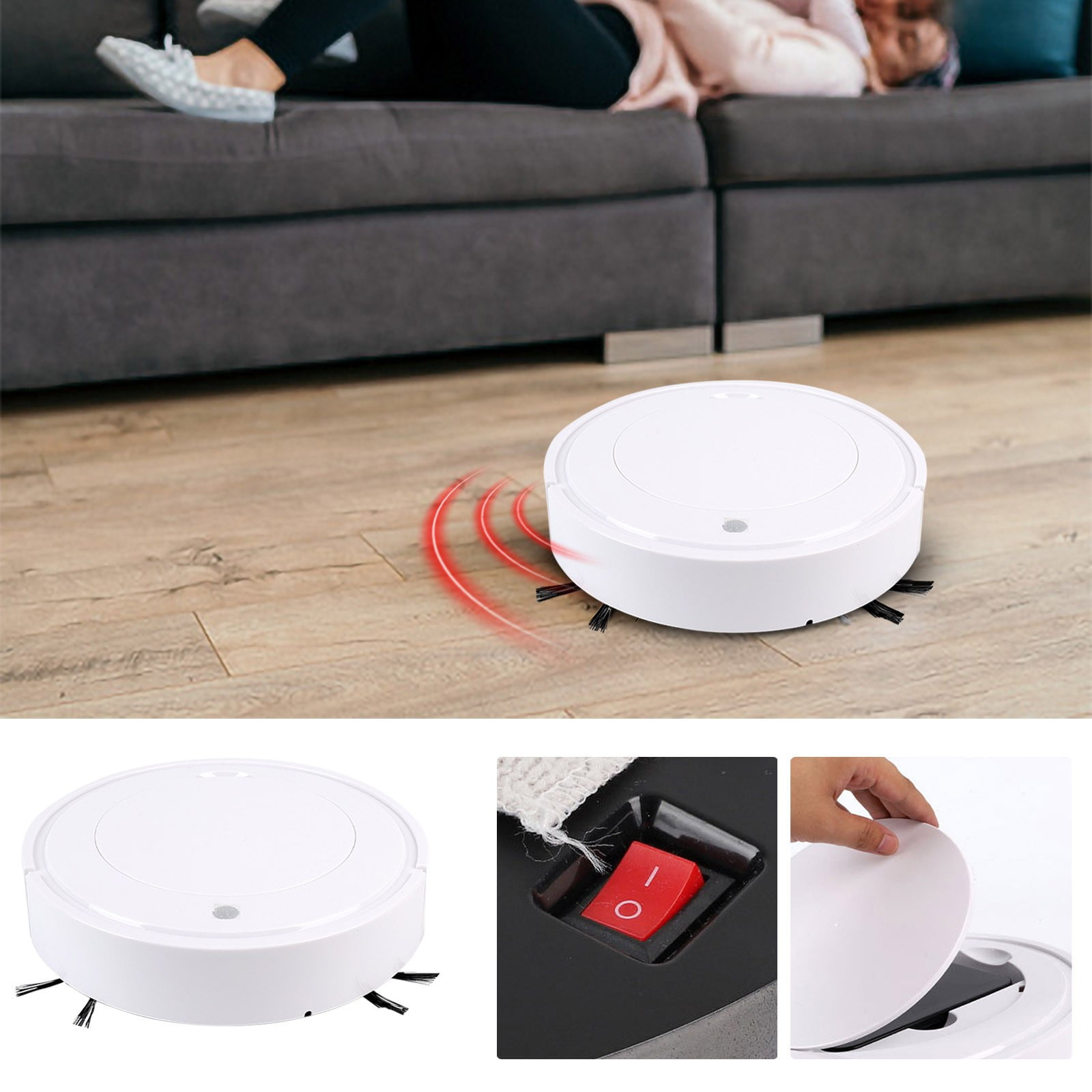 Fully Automatic Sweeping Robot Rechargeable Sweeping Suction and ...