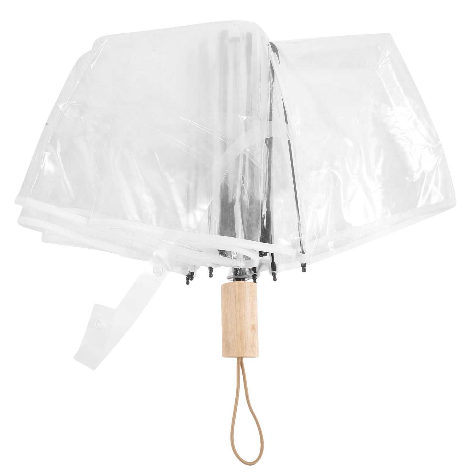 Fully Automatic Ten-bone Folding Transparent Umbrella Clear Umbrella ...