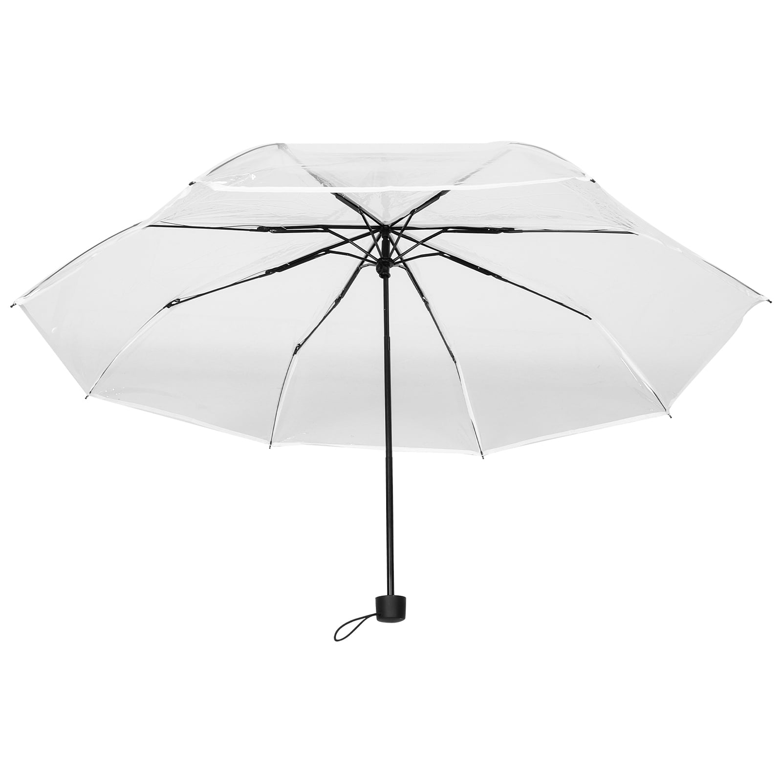 Fully Automatic Ten-bone Folding Transparent Umbrella Clear Umbrella ...