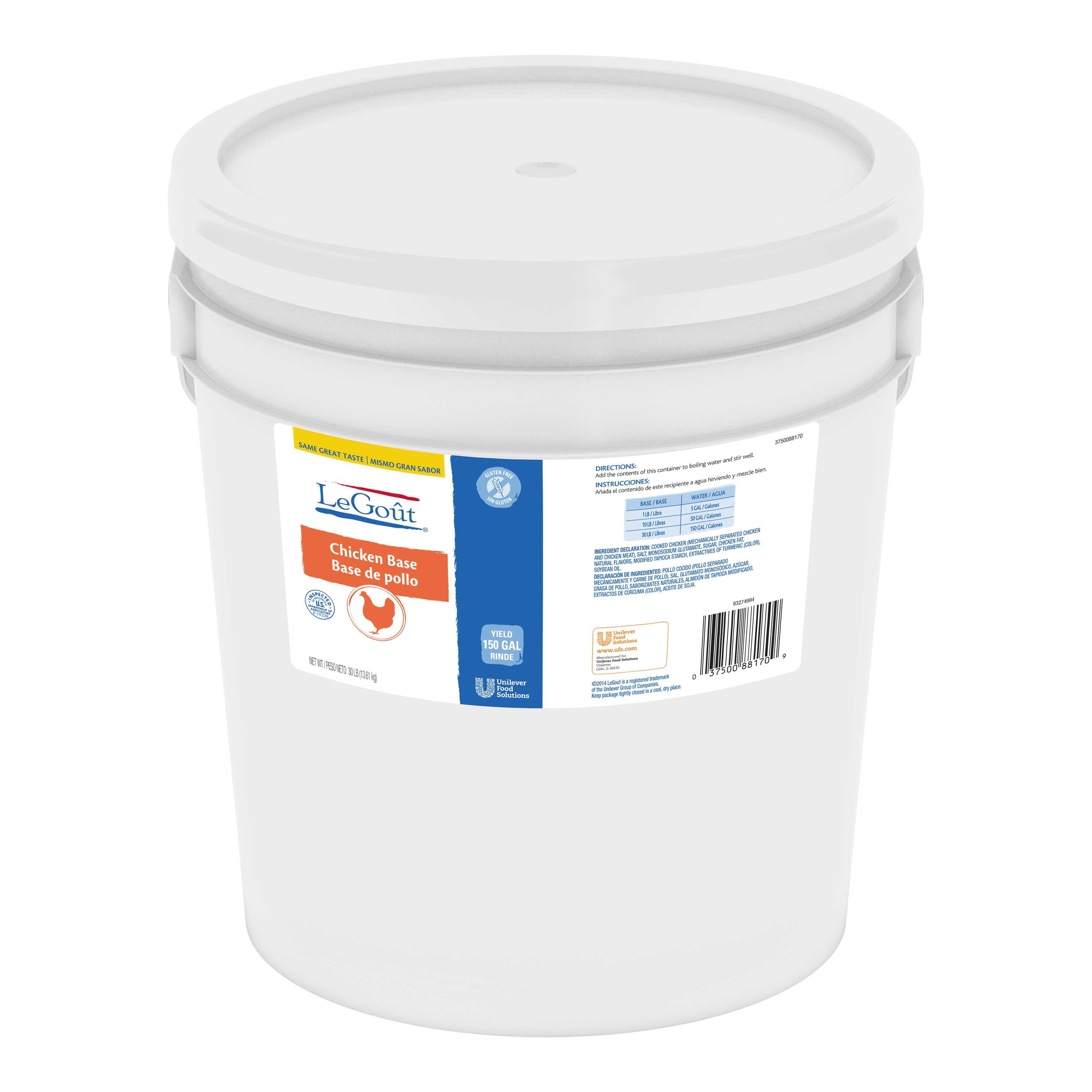 Fully Cooked Chicken Base 30 Pound -- 1 Case - Walmart.com