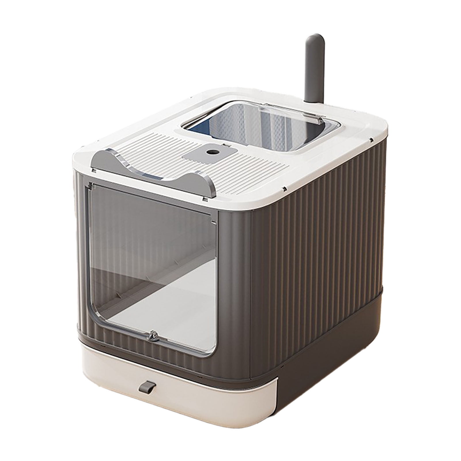 Fully Enclosed Cat Litter Box with Lid 17in*13in*15in, Covered Cat Box ...