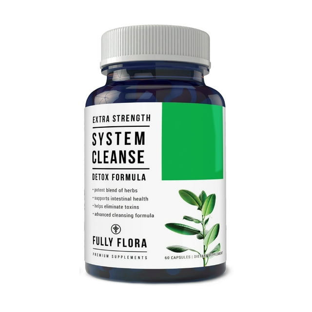 Fully Flora Extra Strength System Cleanse Detox (60 capsules) - Walmart ...