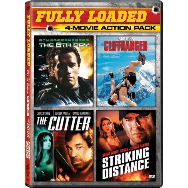 Fully Loaded 4-Movie Action Pack: 6th Day / The Cutter / Cliffhanger ...