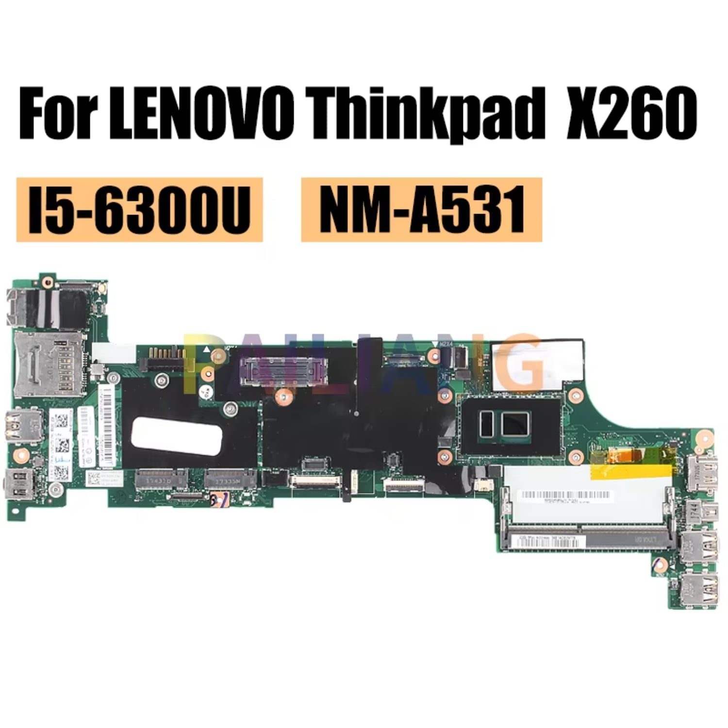 Fully Tested X260 Notebook Mainboard NM-A531 for i3 i5 i7 6th Gen with ...