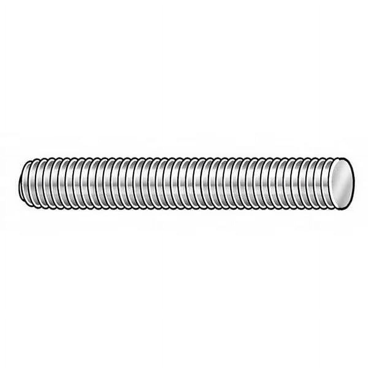 Fully Threaded Rod, 1/2"-20, 12 in, Steel, Grade 2, Plain Finish ...