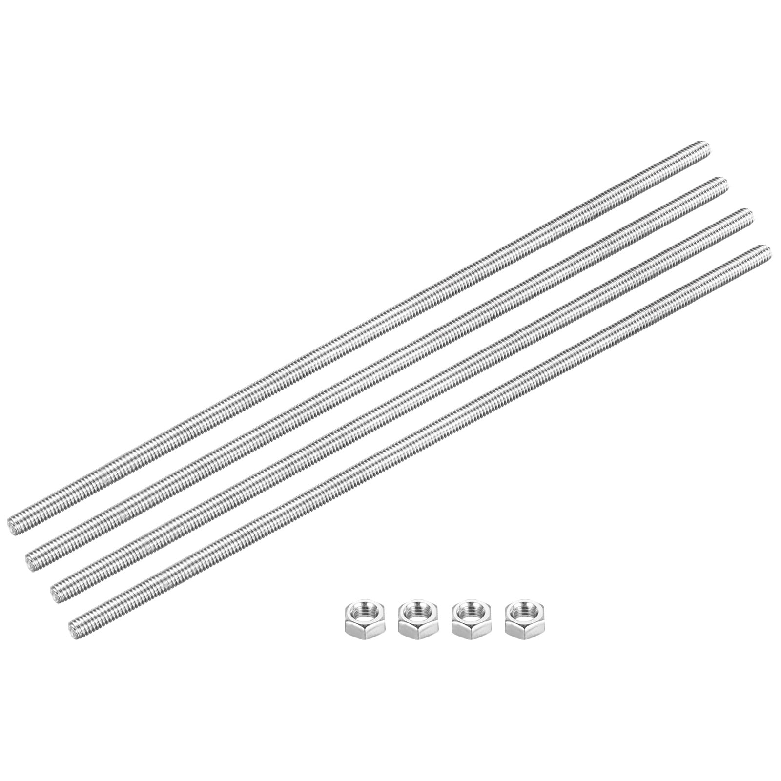 Fully Threaded Rod M6 x 400mm 1mm Pitch 304 Stainless Steel Right Hands ...